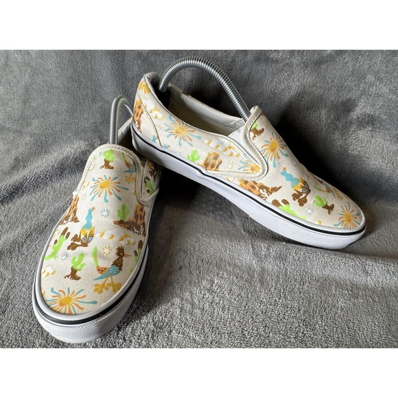 Vans | Shoes | Vans Classic Slipon Shoes Mens Size 85 Desert Cactus ...